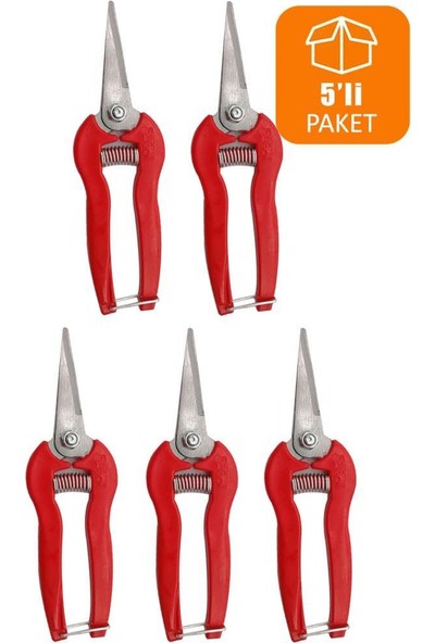 Zubizubi 5'li Bağ Makası 19 cm Zubizubi 5'li Bağ Makası 19 cm