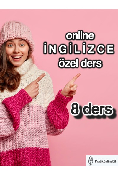 PratikOnlineDil Birebir Online İngilizce Özel Ders Paketi (8 Ders)
