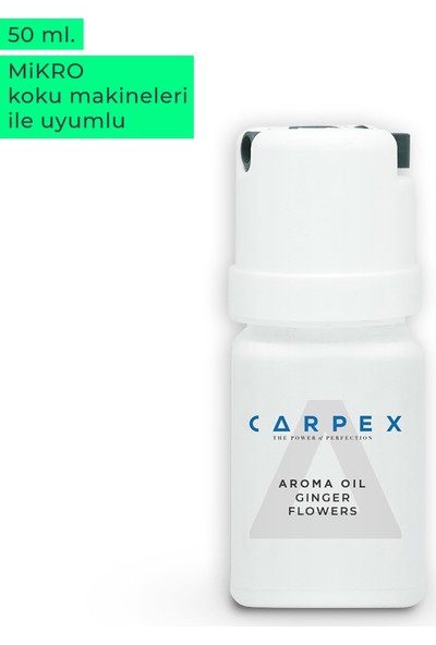 Carpex Ginger Flowers - Micro Koku Kartuşu 50 ml Carpex Ginger Flowers - Micro Koku Kartuşu 50 ml