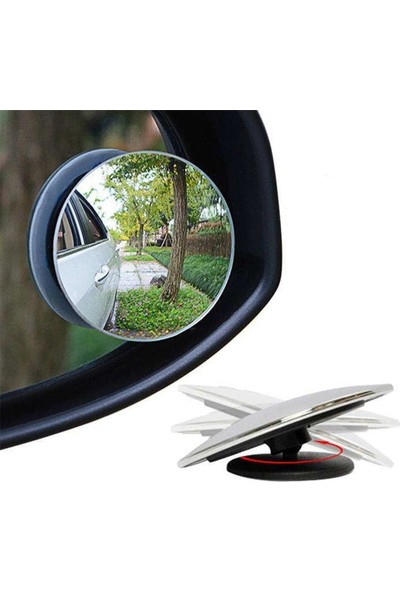 Carub Ayna Kör Nokta Yuvarlak SY028 Krom Oynarlı