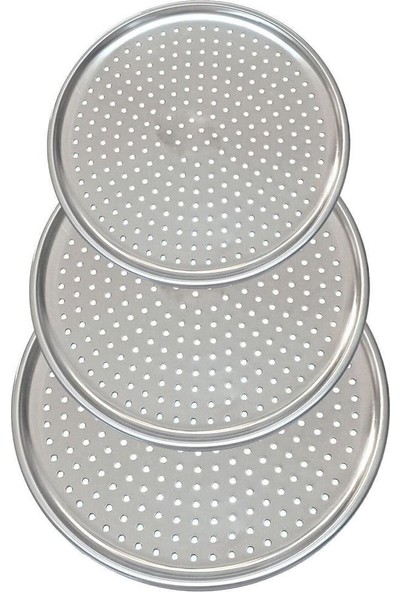 Çilek Ev 3'lü Delikli Pizza Tepsisi Lahmacun Pide Tepsisi 28 x 32 x 36 Cm. Çilek Ev 3'lü Delikli Pizza Tepsisi Lahmacun Pide Tepsisi 28 x 32 x 36 Cm.