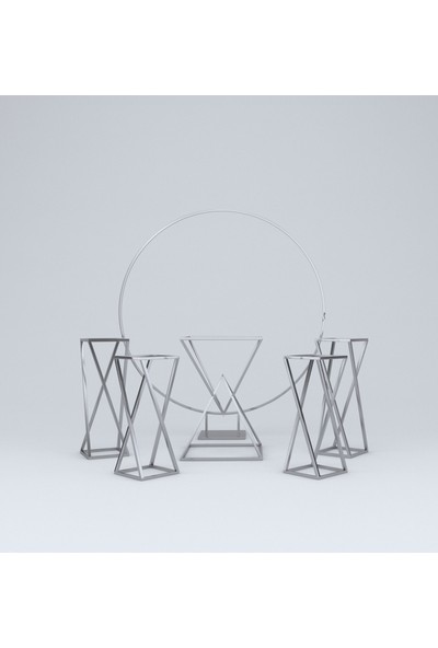 Sezadan Yuvarlak Nişan Söz Masa Seti - DSND003