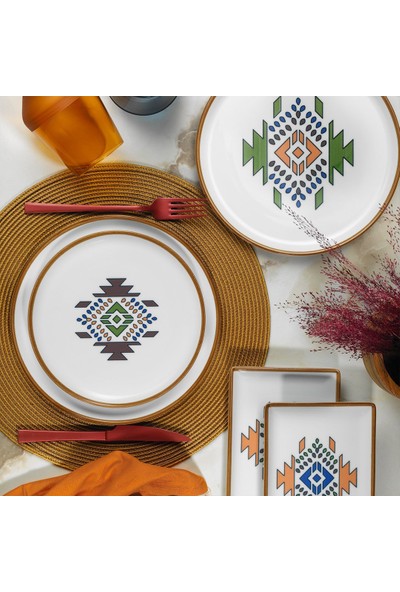 Porland Mozambic 18 Parça Sunum ve Kahvaltı Seti