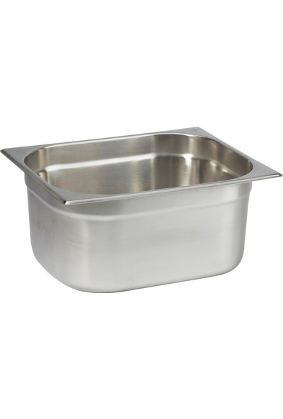 Natsan Natsan-Paslanmaz Çelik Gastronom Küvet Gn 1/2-150 (32,5 x 26,5 x 15 Cm)