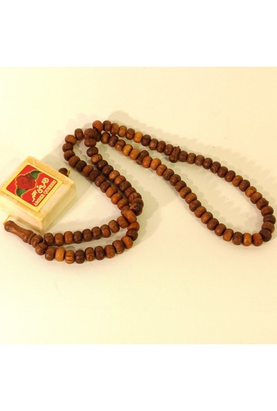 Sağlar El Sanatları Gül Ağacı 99'luk Namaz Tesbihi & Misk-I Amber Esans