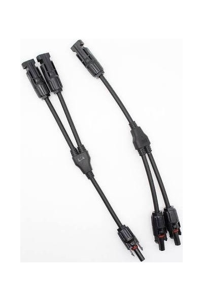 Mc4 Konnektör Güneş Paneli 2 Li Kablolu Bağlantı Seti