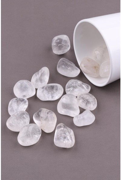 Asya Gems Kristal Kuvars Doğal Taş Tamburlanmış Parça Asya Gems Kristal Kuvars Doğal Taş Tamburlanmış Parça