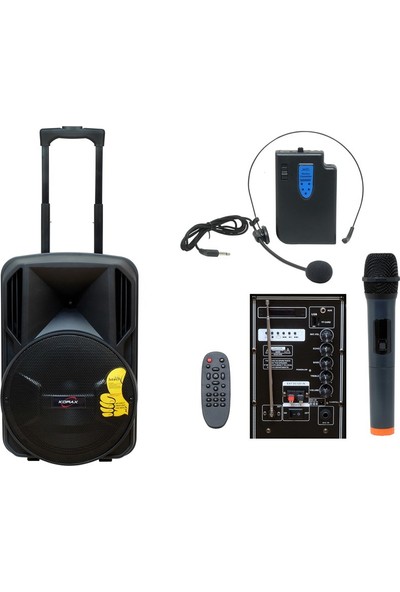 Korax Hitech HT-1230 Taşınabilir Hoparlör Korax Hitech HT-1230 Taşınabilir Hoparlör