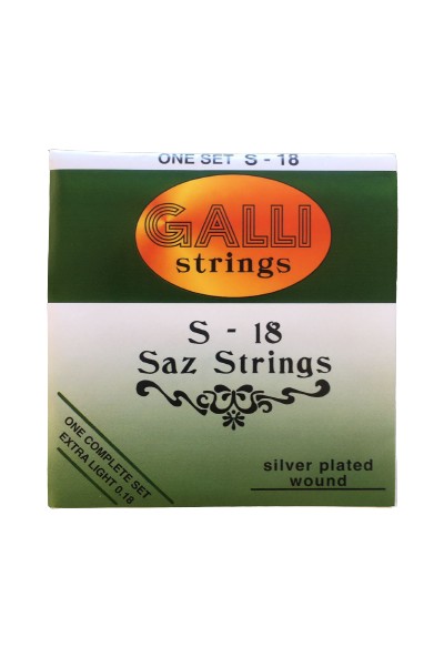 Galli S 0.18 Kısa Sap Saz Teli (Bağlama Teli) Galli S 0.18 Kısa Sap Saz Teli (Bağlama Teli)