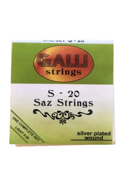 Galli S 0.20 Uzun Sap Bağlama Saz Teli
