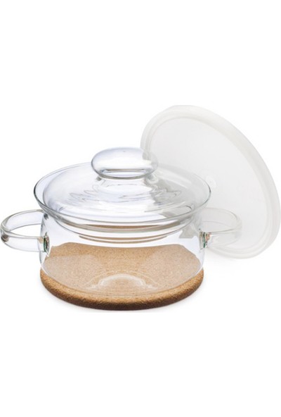 Simax Borosilikat Cam 1 Lt Tencere Saklama Kapaklı Simax Borosilikat Cam 1 Lt Tencere Saklama Kapaklı