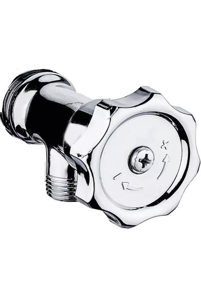 Tvet 2'li Taharet Musluğu Krom Renk Tvet 2'li Taharet Musluğu Krom Renk