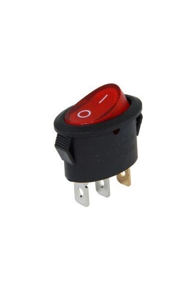Motorobit Kcd1-3 Oval Işıklı On/off Anahtar 3 Pin IC-134B