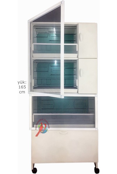 Istanbul Kafes - Model M03DYS Pvc Kafes - Muhabbet Salmalı Kafes Istanbul Kafes - Model M03DYS Pvc Kafes - Muhabbet Salmalı Kafes