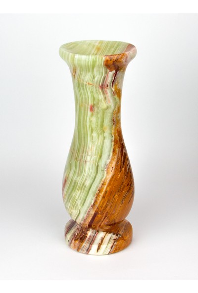 Nmsg Doğal Oniks Dekoratif Vazo