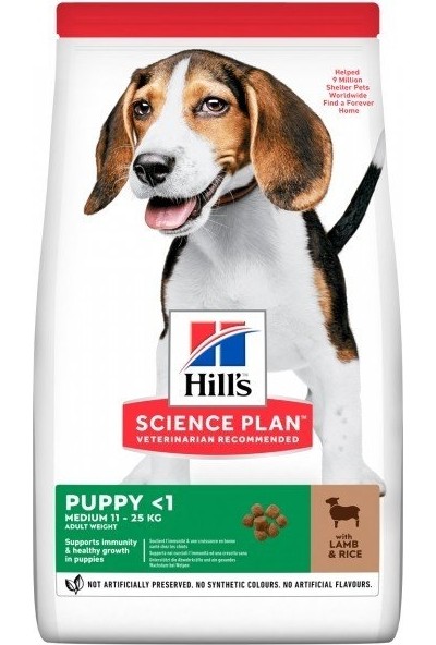 Hills Puppy Kuzu Etli Yavru Köpek Maması 14 kg Hills Puppy Kuzu Etli Yavru Köpek Maması 14 kg