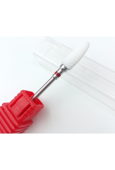 Tnl Pro Kalıcı Oje ve Protez Tırnak Çıkartma Freze Uçu Seramik Red