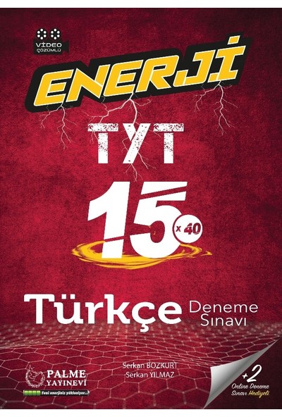 Palme Yayınları TYT Türkçe 15 Deneme Sınavı Palme Yayınları TYT Türkçe 15 Deneme Sınavı