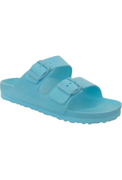 Esem 212 Florasan Mavi Kadın Tokalı Havuz/deniz Terlik Esem 212 Florasan Mavi Kadın Tokalı Havuz/deniz Terlik