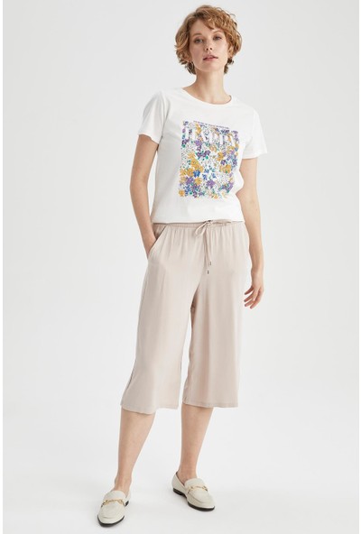 DeFacto Rahat Kesimli Kapri Pantolon N5513AZ21SM