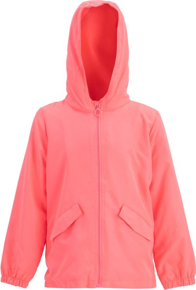 DeFacto Kız Çocuk Kapüşonlu Penye Astarlı İnce Mevsimlik Yağmurluk S6240A621SP DeFacto Kız Çocuk Kapüşonlu Penye Astarlı İnce Mevsimlik Yağmurluk S6240A621SP