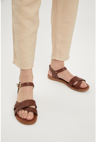 Defacto Çift Bantlı Sandalet U4227AZ21SM