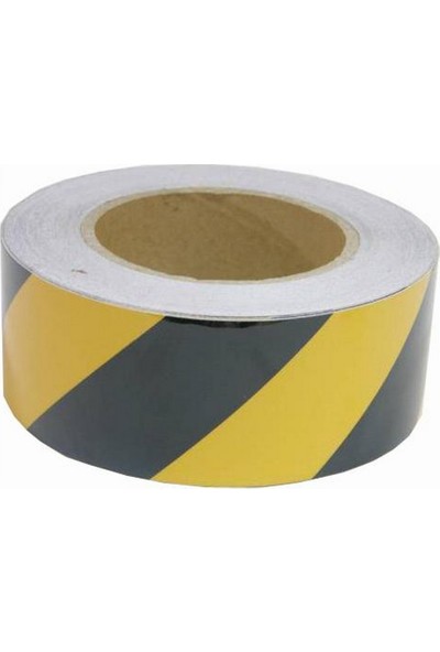 Carub 5 cm X 25 mt Fosfor Çapraz Sarı Siyah KOD:2406009 Carub 5 cm X 25 mt Fosfor Çapraz Sarı Siyah KOD:2406009