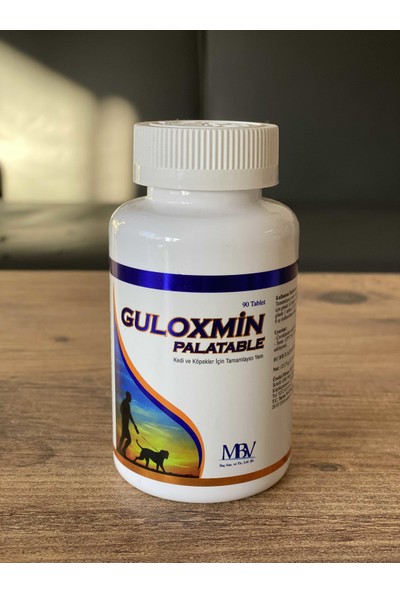 Mbv Guloxmin Palatable Eklem Sağlığı Kedi ve Köpek Tableti 90 Tablet Mbv Guloxmin Palatable Eklem Sağlığı Kedi ve Köpek Tableti 90 Tablet