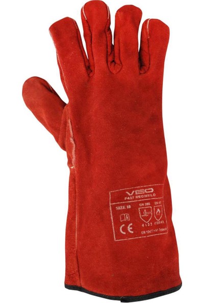 Buriş Veo F437 Redweld Kaynakçı Eldiveni