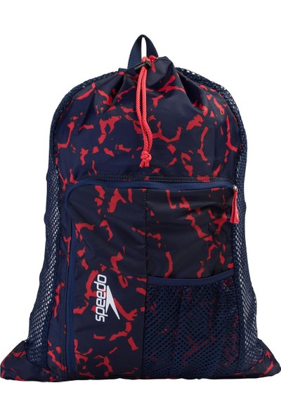 Speedo Deluxe Vent Mesh Bag Xu Blu/red Prt Çanta