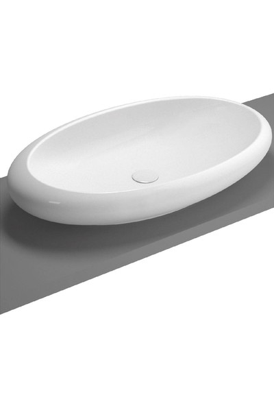 Vitra Istanbul Oval Çanak Lavabo 85 cm Beyaz