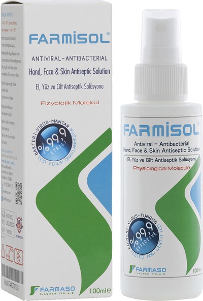 Farmisol Dezenfektan - Kişisel Kullanım 100 ml