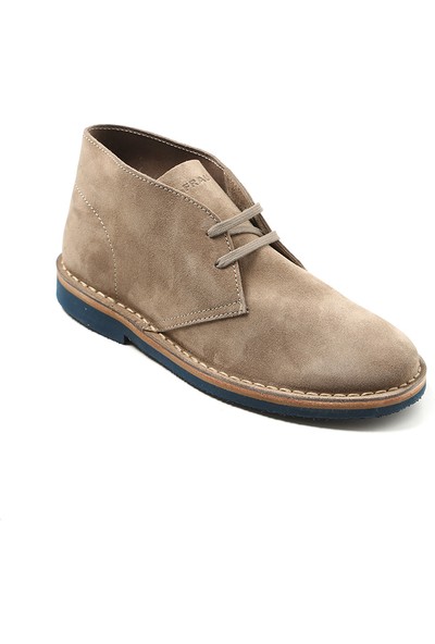 Frau Bej Erkek Bot 2573 Frau Castaro Desert Boots Suede Sughero