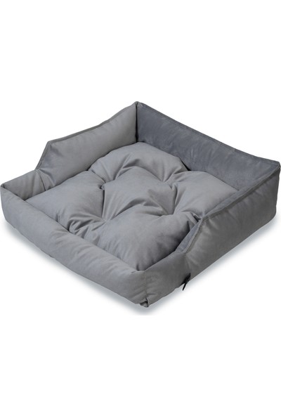 Tulyano Linum Kedi & Köpek Yatağı 60 x 60 cm Gri