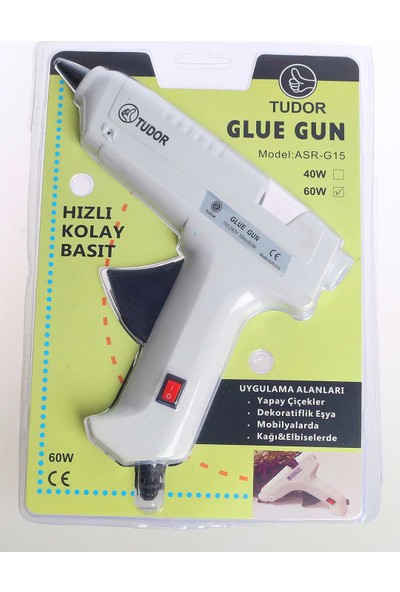 Glue Gun Sıcak Silikon Tabancası 60W Aç/kapa Düğmeli ASR-G15 Glue Gun Sıcak Silikon Tabancası 60W Aç/kapa Düğmeli ASR-G15