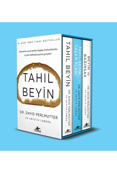 Tahıl Beyin + Tahıl Beyin Yaşam Planı + Beyin ve Bağırsak (Takım Set 3 Kitap) - David Perlmutter - David Perlmutter Tahıl Beyin + Tahıl Beyin Yaşam Planı + Beyin ve Bağırsak (Takım Set 3 Kitap) - David Perlmutter - David Perlmutter