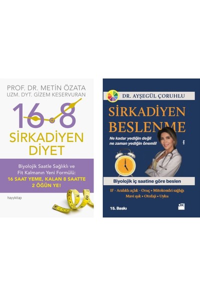 Sirkadiyen Beslenme + Sirkadiyen Diyet 2 Kitap Set Sirkadiyen Beslenme + Sirkadiyen Diyet 2 Kitap Set
