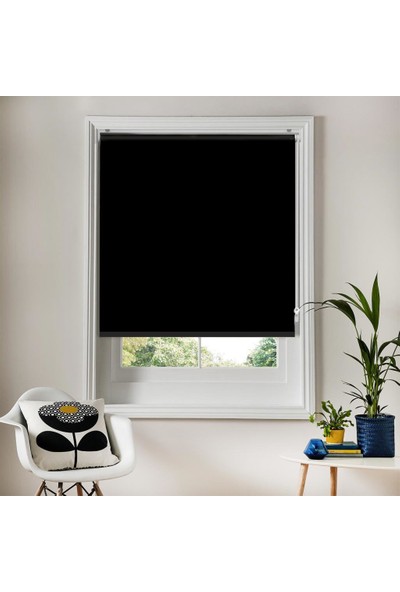 Dekozer Siyah Mat Polyester Stor Perde - Z3001011 Dekozer Siyah Mat Polyester Stor Perde - Z3001011