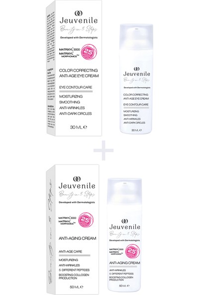 Jeuvenile Anti-Age Cilt Bakım Seti (Avrupa 25 Yıl Inovasyon Ödüllü)