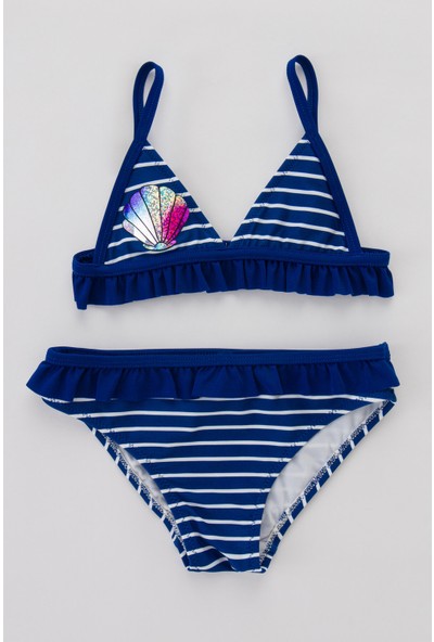 Penti Çok Renkli Kız Çocuk Shinny Marin Bikini Set