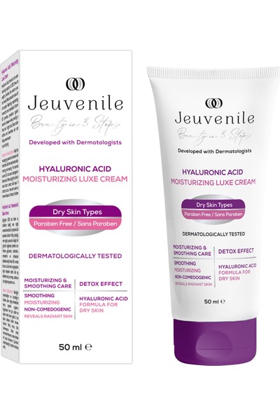 Jeuvenile Hyalüronik Asit Nemlendirici Bakım Kremi 50 ml Jeuvenile Hyalüronik Asit Nemlendirici Bakım Kremi 50 ml