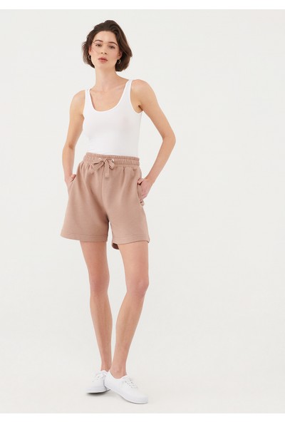Mavi Kadın Kahverengi Örme Şort 1601121-34959