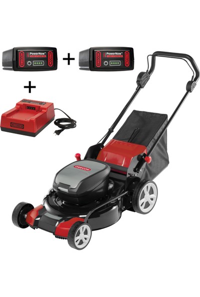 Oregon LM400 Akülü Çim Biçme Makinası 2x6.0 Ah AKÜ+C750