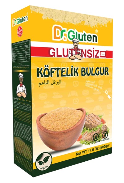 Dr. Gluten Köftelik Bulgur 500 gr (Glutensiz) Dr. Gluten Köftelik Bulgur 500 gr (Glutensiz)