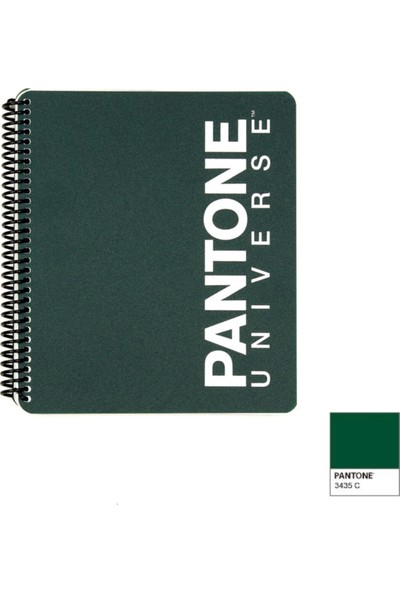 Pantone Pp Kapak Large Boy Çizgili Defter Koyu Yeşil 93005-3 Pantone Pp Kapak Large Boy Çizgili Defter Koyu Yeşil 93005-3