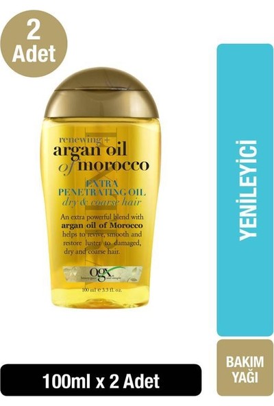 OGX Yenileyici Argan Oil of Morocco 100 ml x2 OGX Yenileyici Argan Oil of Morocco 100 ml x2