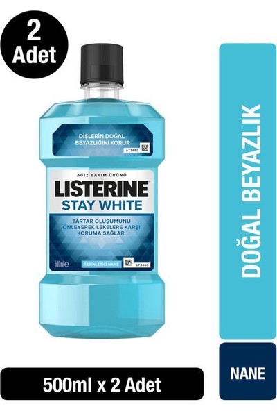 Listerine Stay White 500 ml x 2 Listerine Stay White 500 ml x 2