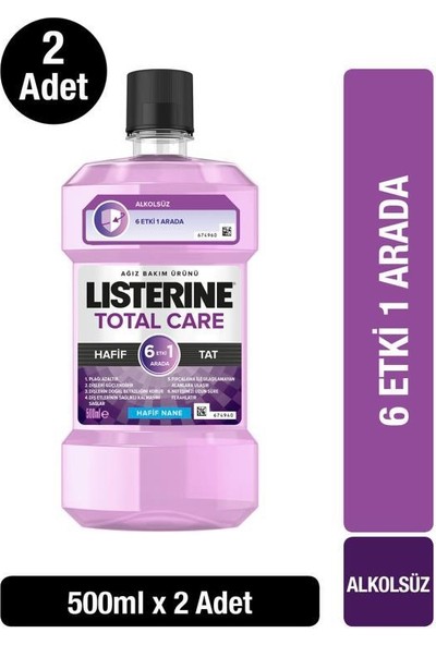 Listerine Total Care Zero 500 ml x 2