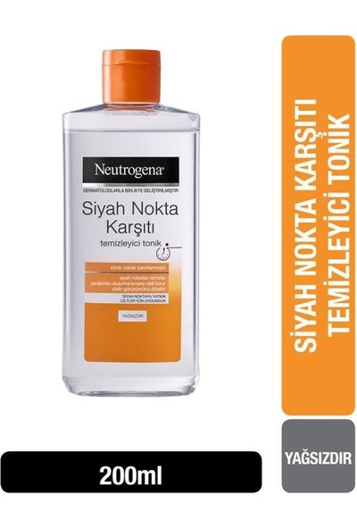 Neutrogena Visibly Clear Siyah Nokta Temizleyici Tonik 200 ml Neutrogena Visibly Clear Siyah Nokta Temizleyici Tonik 200 ml