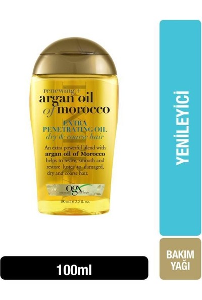 OGX Yenileyici Argan Oil of Morocco 100 ml OGX Yenileyici Argan Oil of Morocco 100 ml